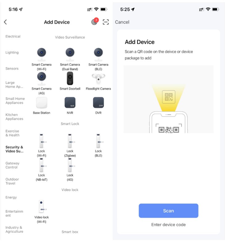 Scan QR Codes Or Enter Device IDs To Add NB-IoT Devices | Koble
